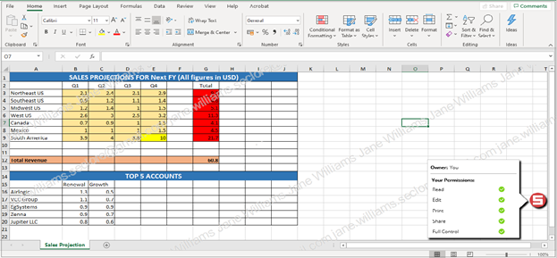 Opening protected files on Windows